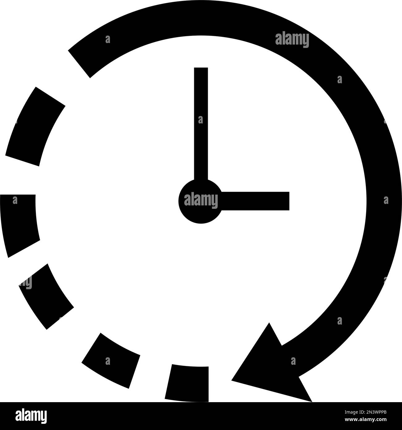 Vector clock vector vectors hi-res stock photography and images - Alamy