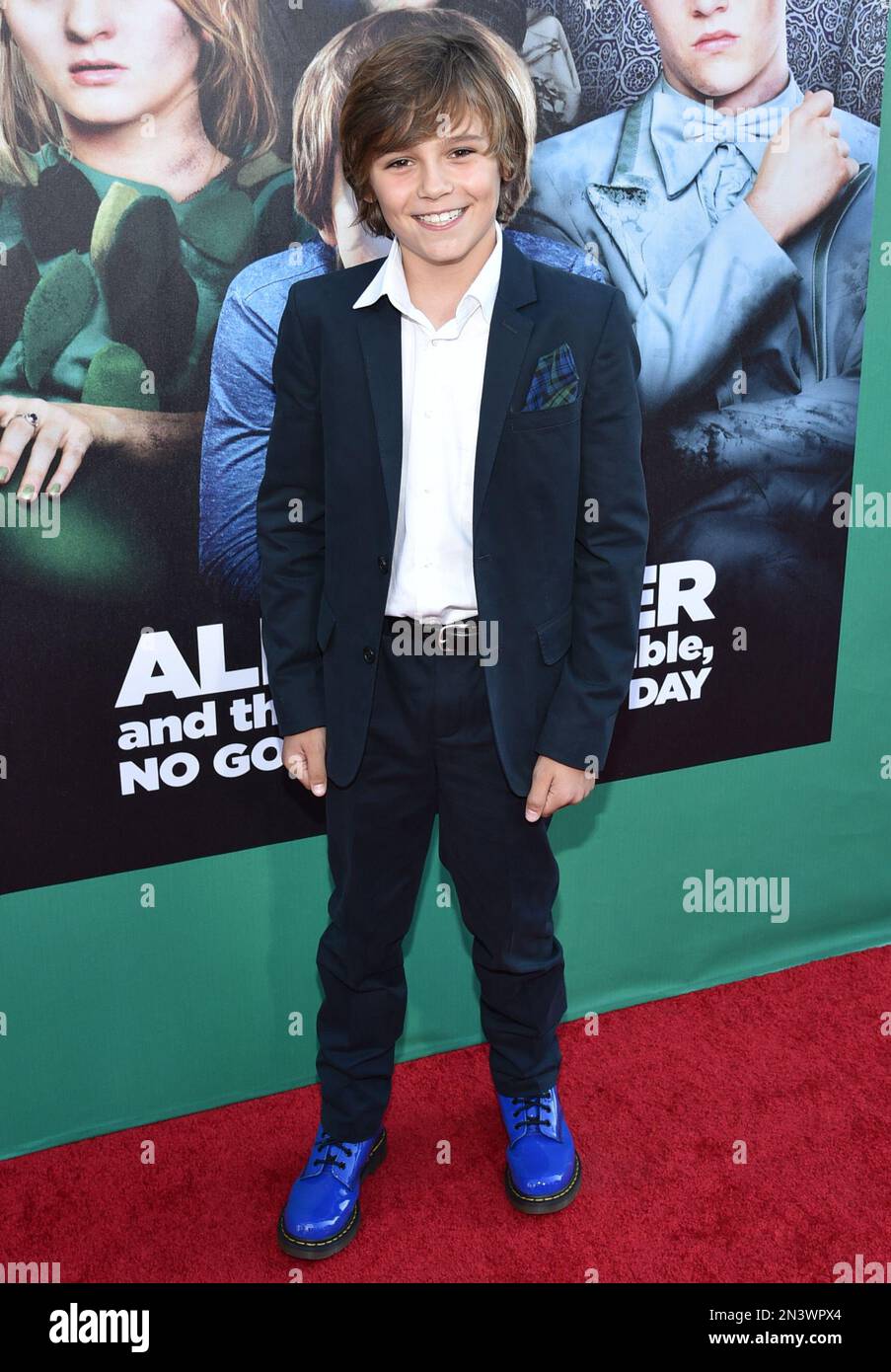 Lincoln Melcher arrives at the world premiere of "Alexander And The ...