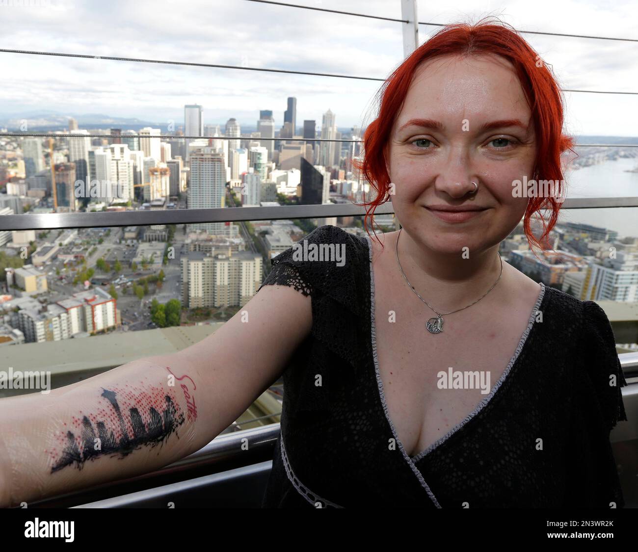 In this photo taken Sept. 19, 2014, Marie Schulz, of London, poses for ...
