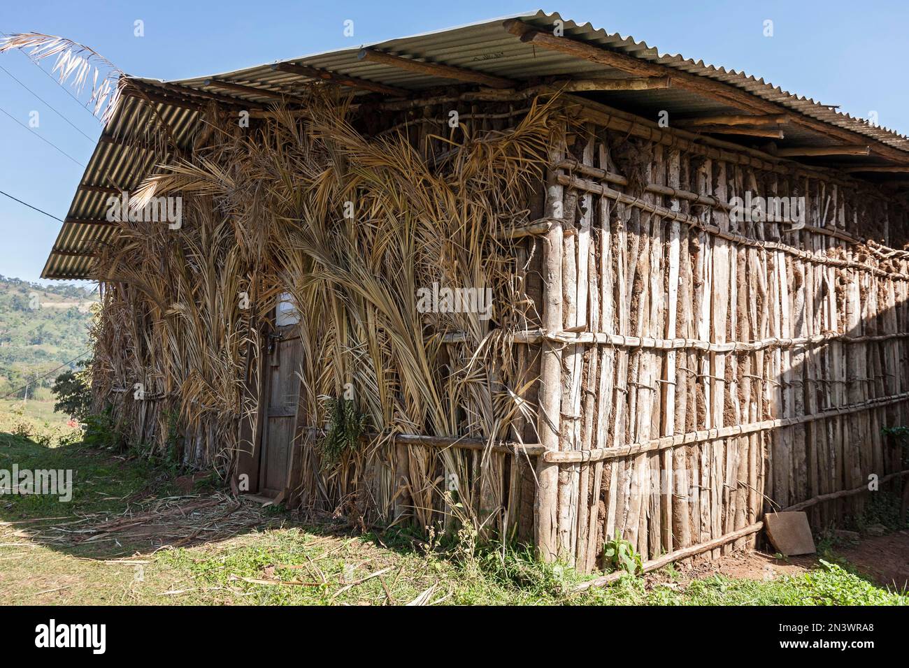 Meeting hut, Kaffa, Ethiopia Stock Photo - Alamy