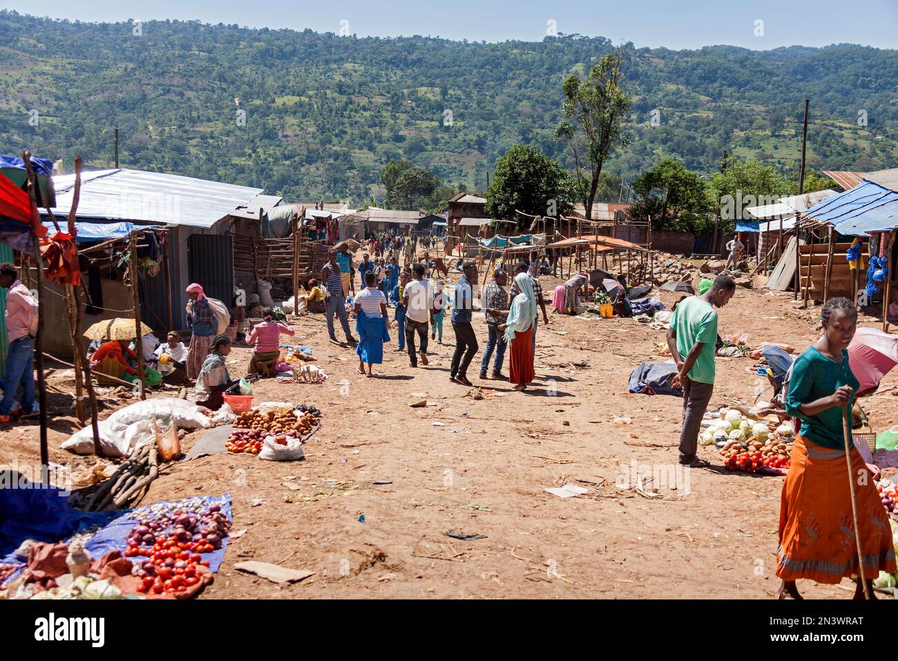 Market, Kaffa, Ethiopia Stock Photo - Alamy