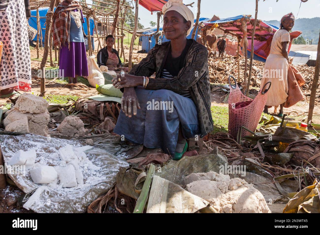 Market, Kaffa, Ethiopia Stock Photo - Alamy