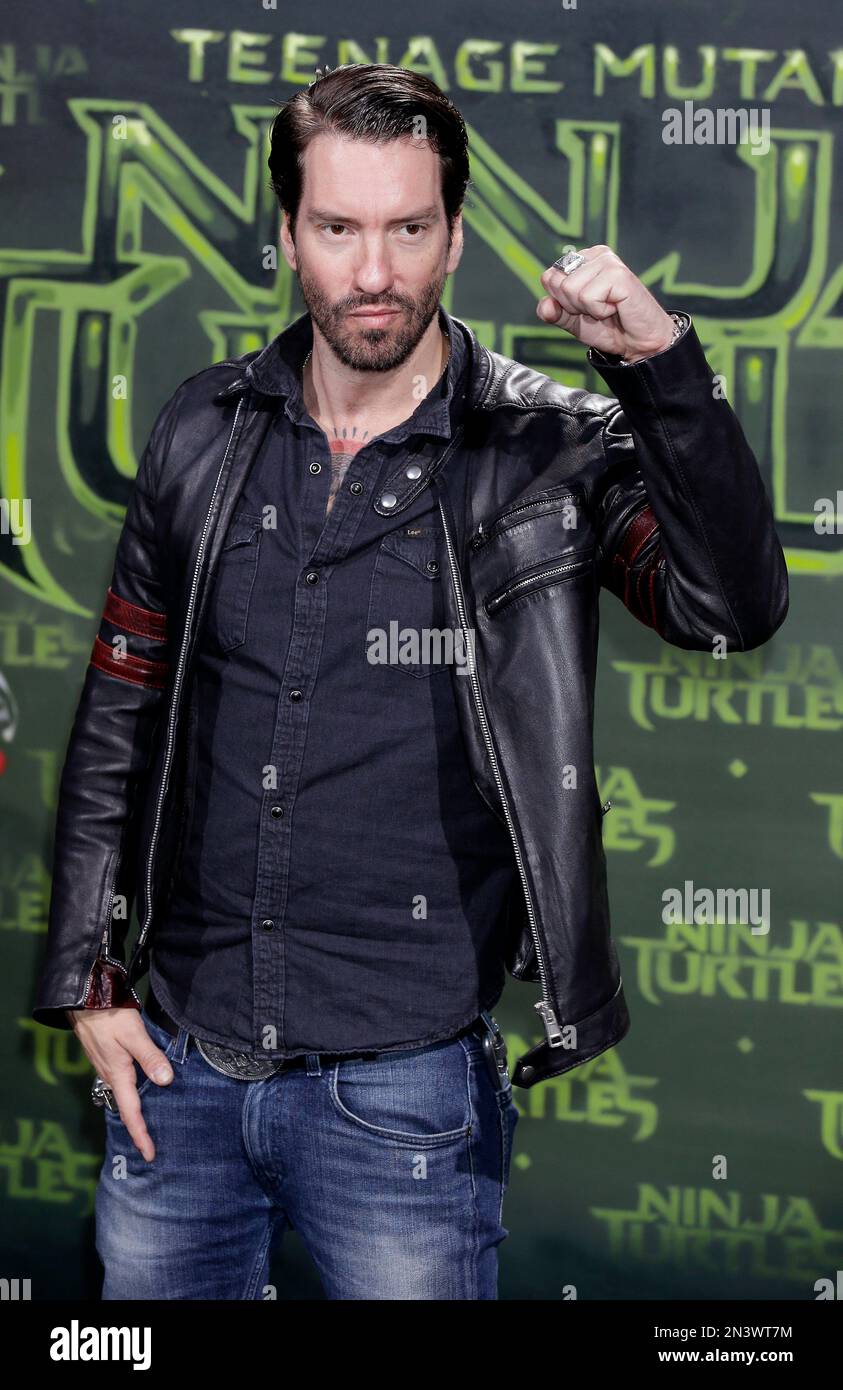 Alec Voelkel, singer of the band 'The Boss Hoss', poses for the ...