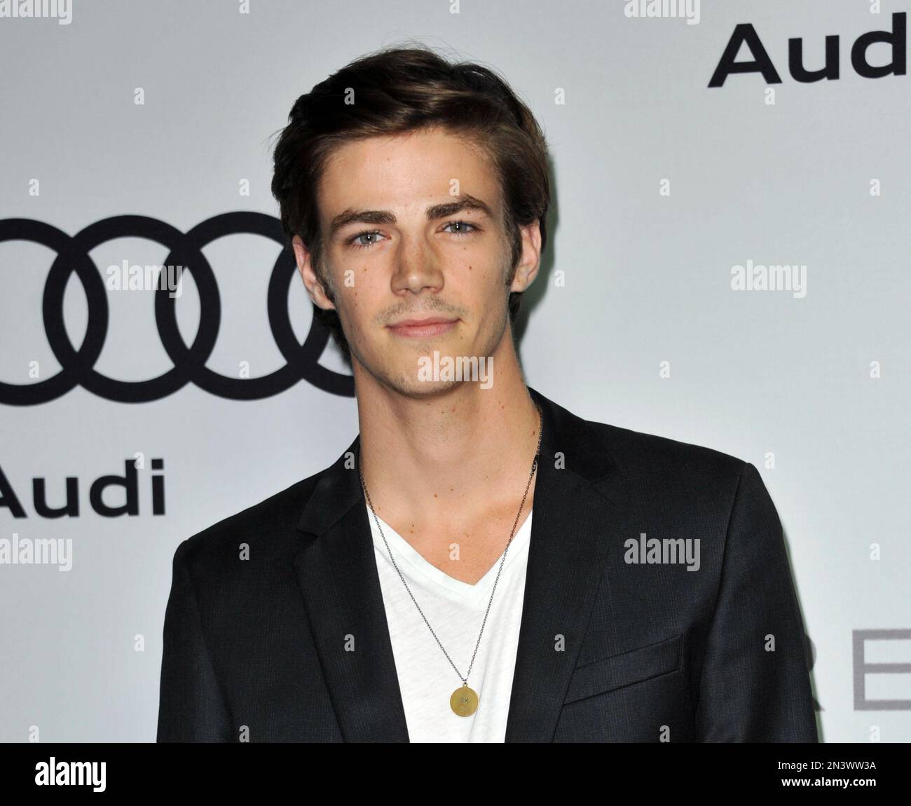 FILE - In this Sept. 16, 2012 file photo shows Grant Gustin at the Audi ...