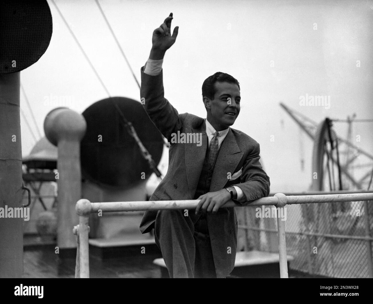 The celebrated Mexican stage and screen actor Ramon Novarro arrived in ...