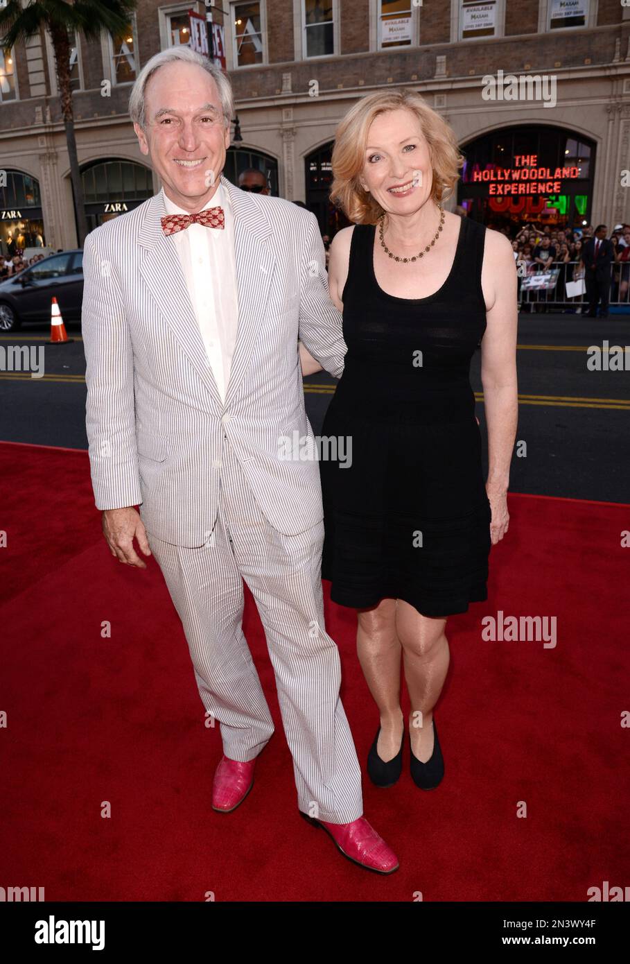 Jan Munroe, left, and Frances Conroy arrive at the premiere screening ...