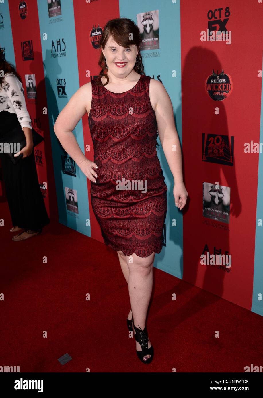Jamie Brewer arrives at the premiere screening of "American Horror ...