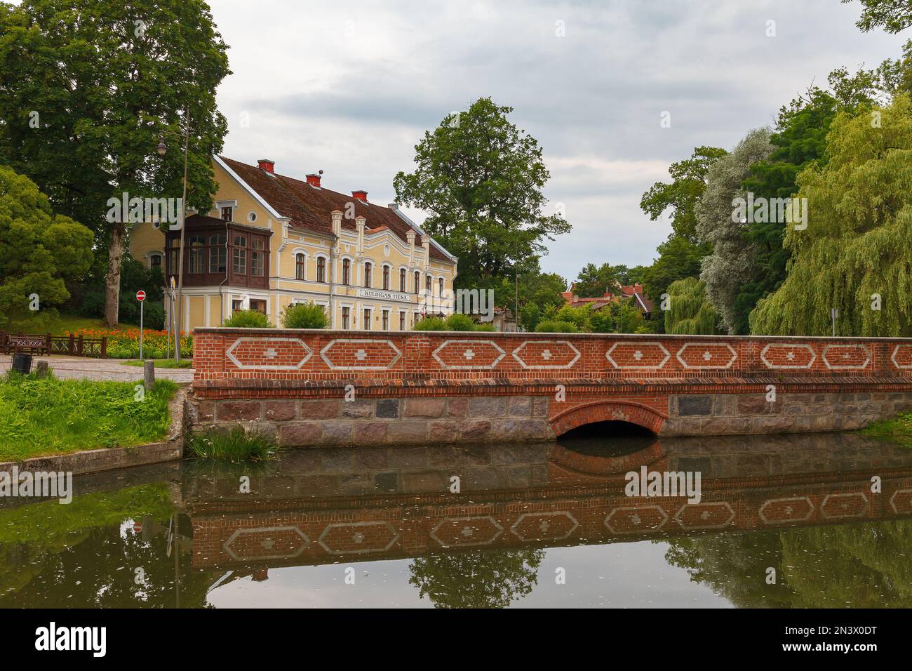 Old town view. Kuldiga, Latvia Stock Photo - Alamy