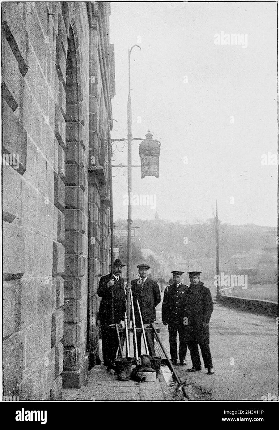H. W. Hockin - Old Fire Hooks at Truro -1917 Stock Photo - Alamy