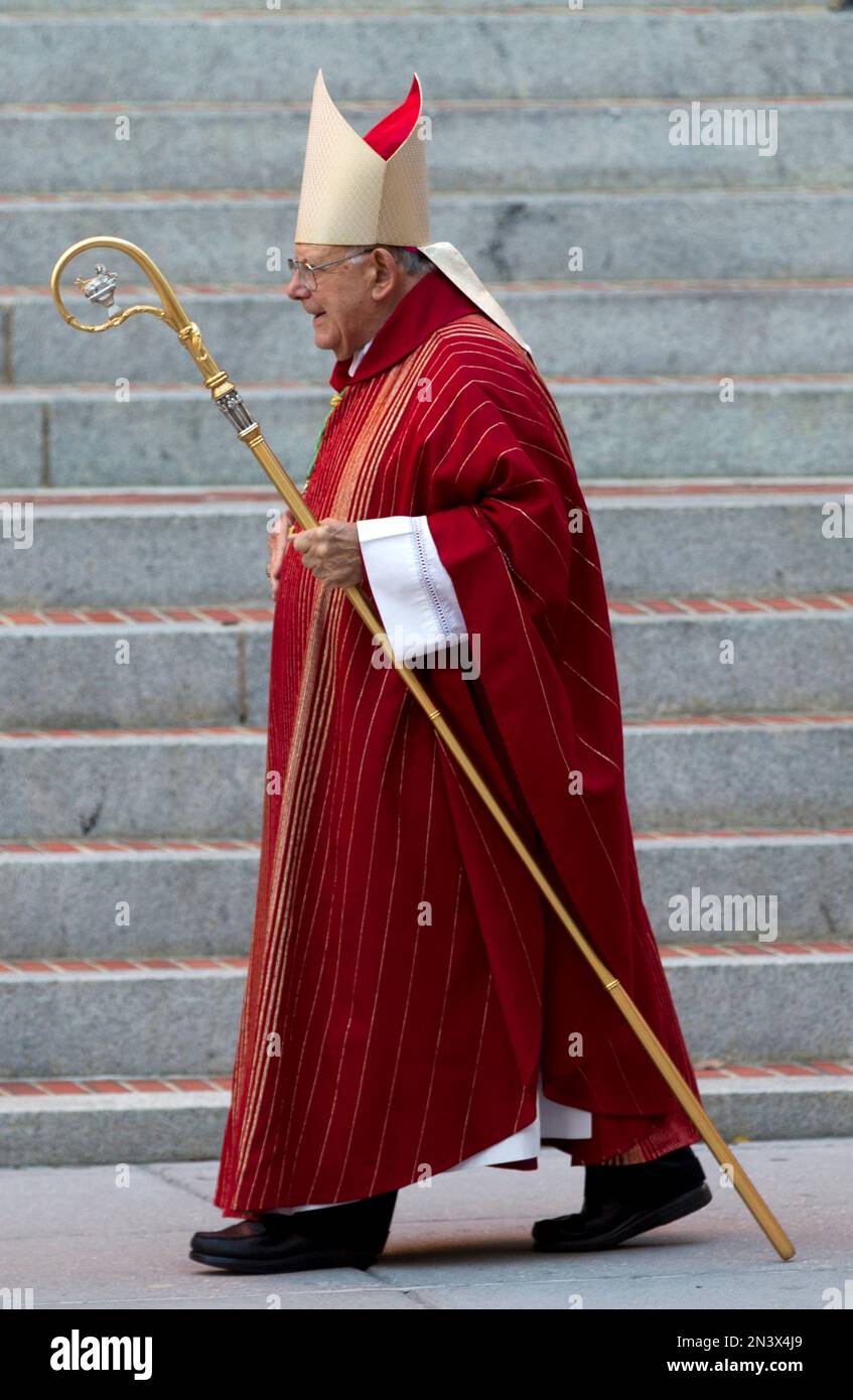 Bishop of Arlington Rev. Paul Loverde, walks in procession to the ...