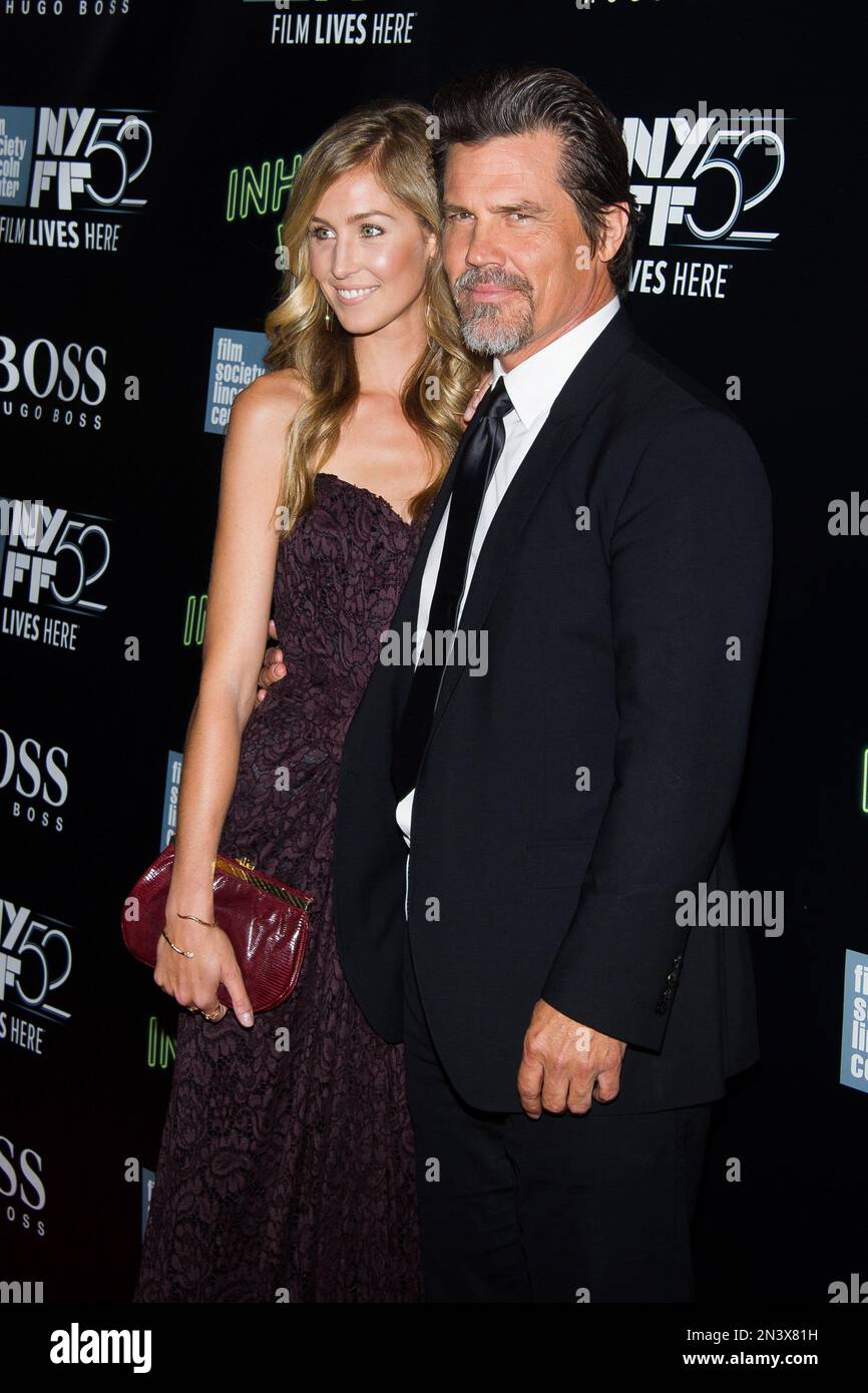 Kathryn Boyd and Josh Brolin attend the world premiere of "Inherent ...