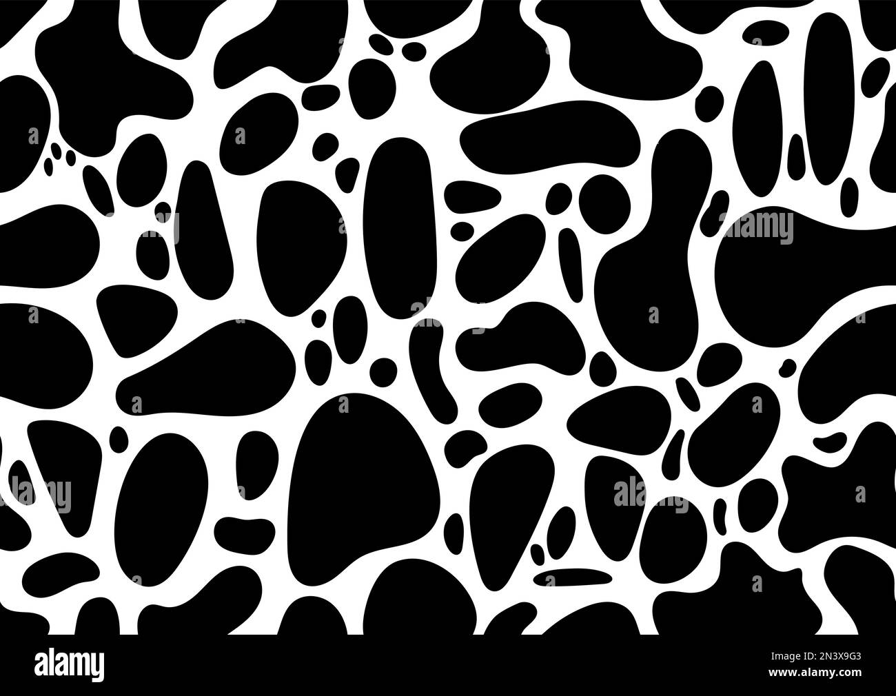 Dalmatian seamless pattern or animal print with skin spot texture Stock ...