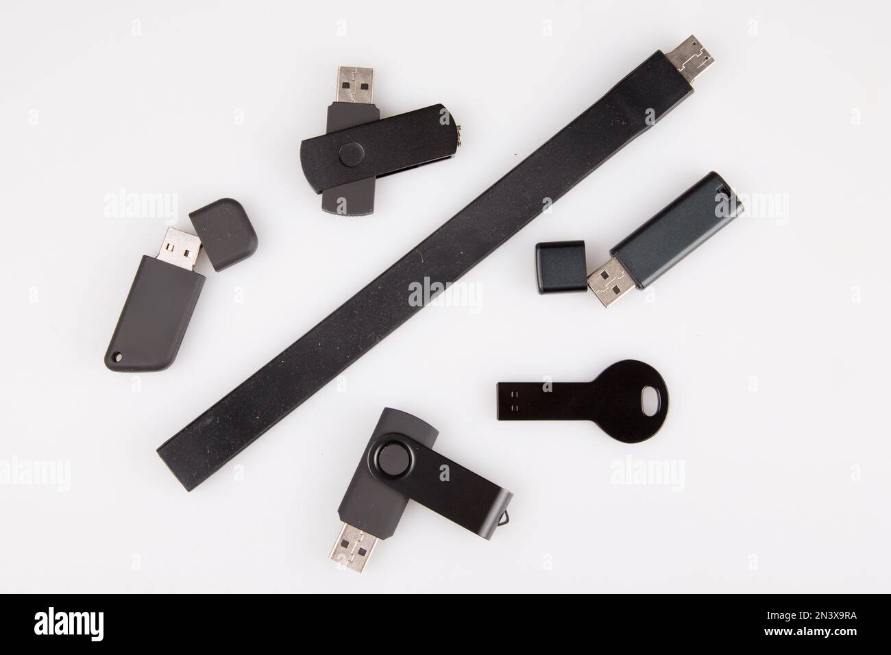 USB flash drive template for corporate identity ready for your trade ...