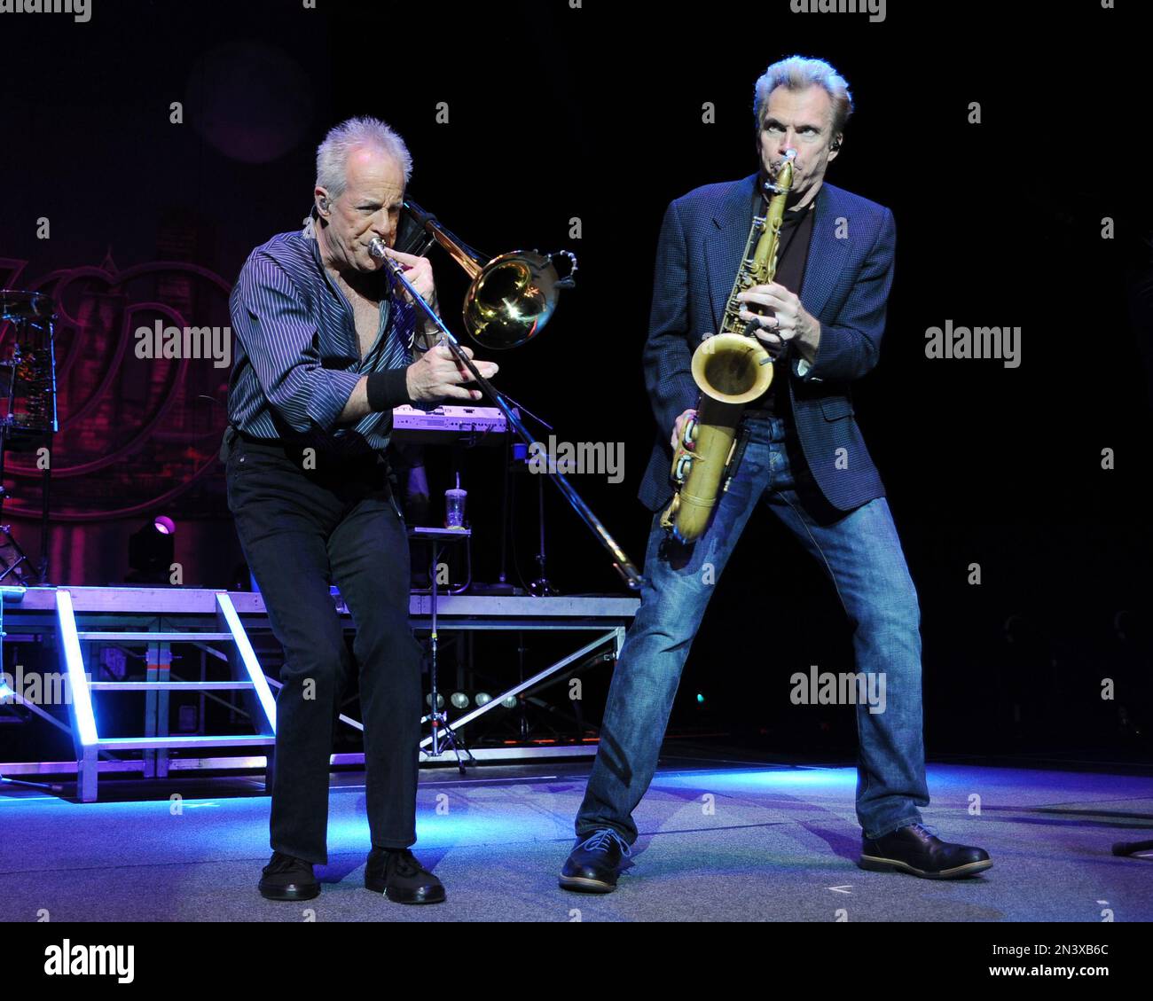 James Pankow and Ray Herrmann of Chicago at Hard Rock Live! in the ...