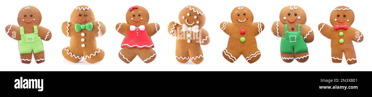 Gingerbread man banner Cut Out Stock Images & Pictures - Alamy
