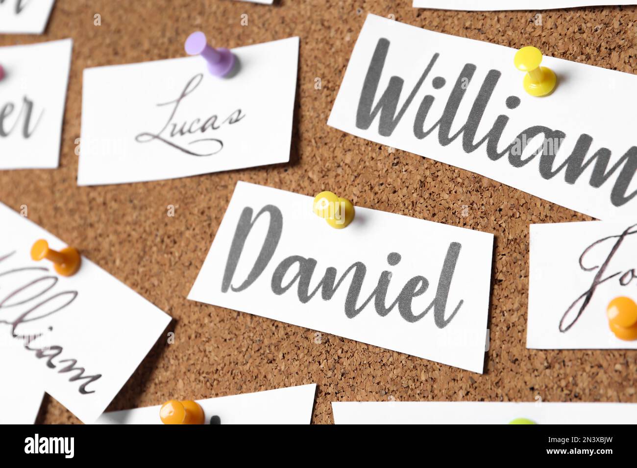 List of names on paper hi-res stock photography and images - Alamy