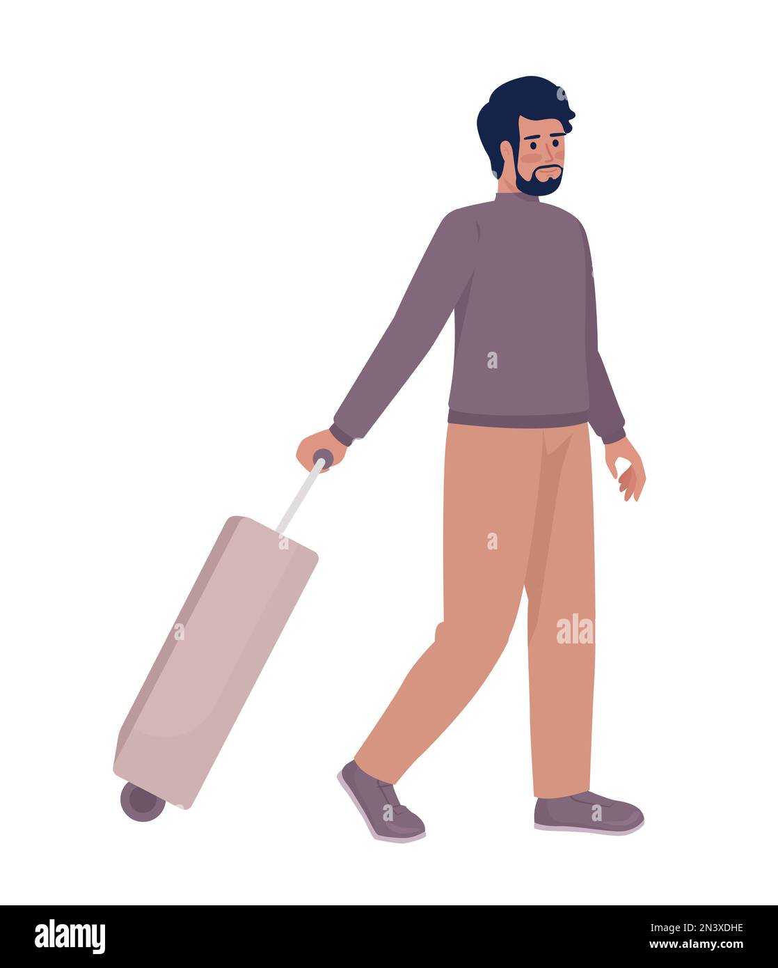 Indian man boarding plane Stock Vector Images - Alamy
