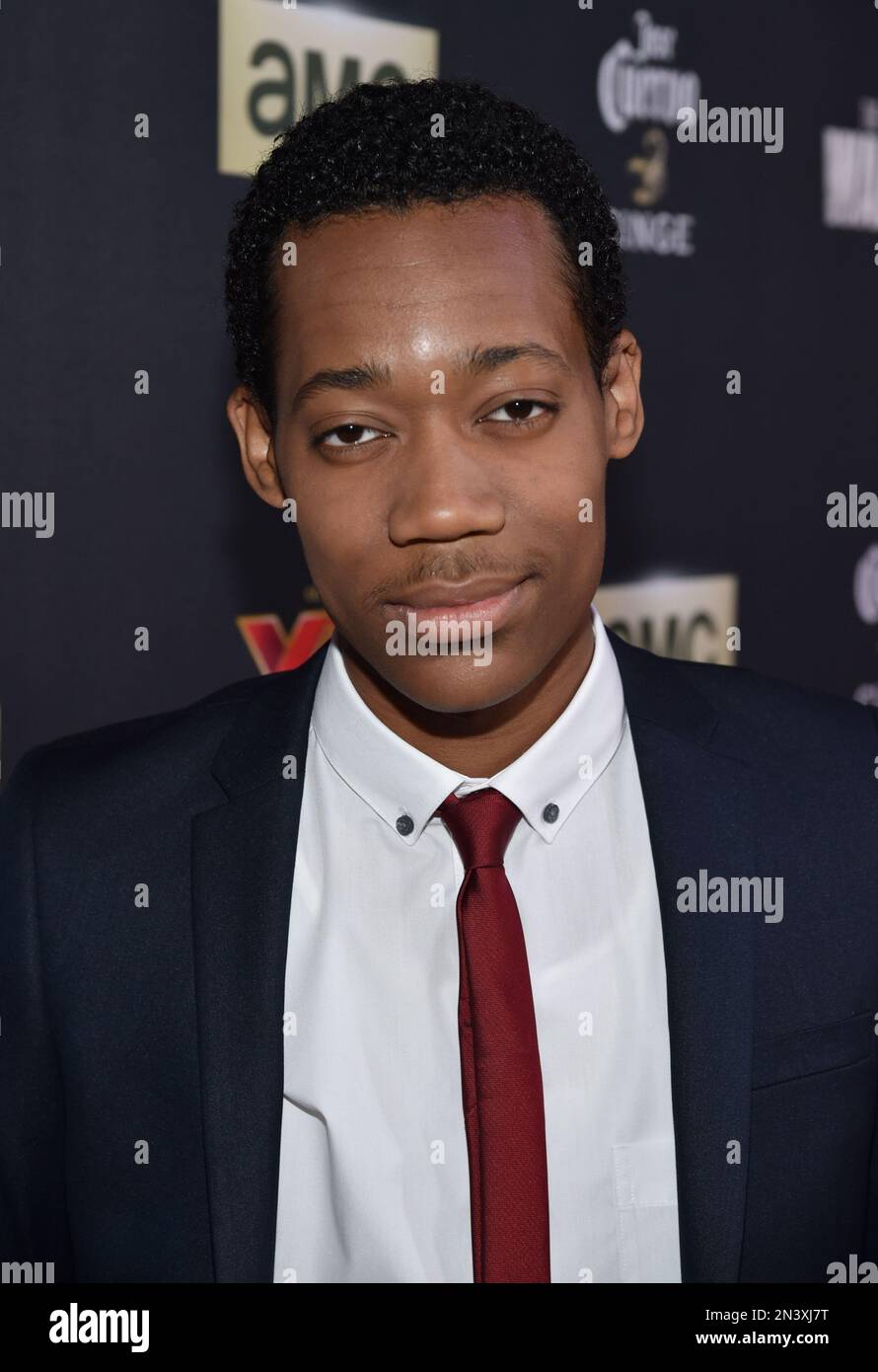 Tyler James Williams attends the season five premiere of "The Walking ...