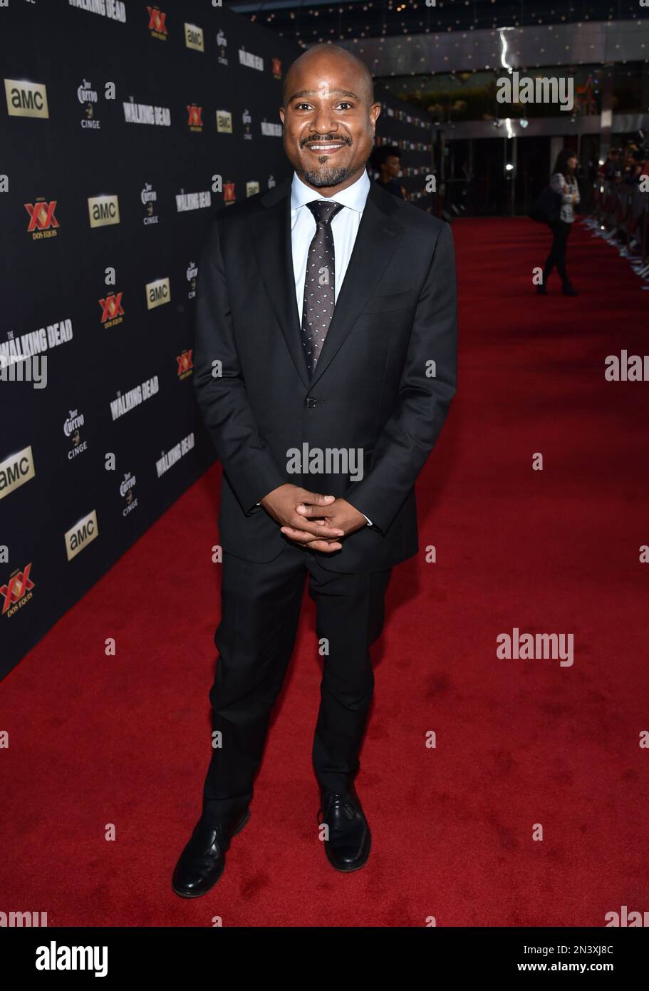 Seth Gilliam attends the season five premiere of "The Walking Dead" at ...