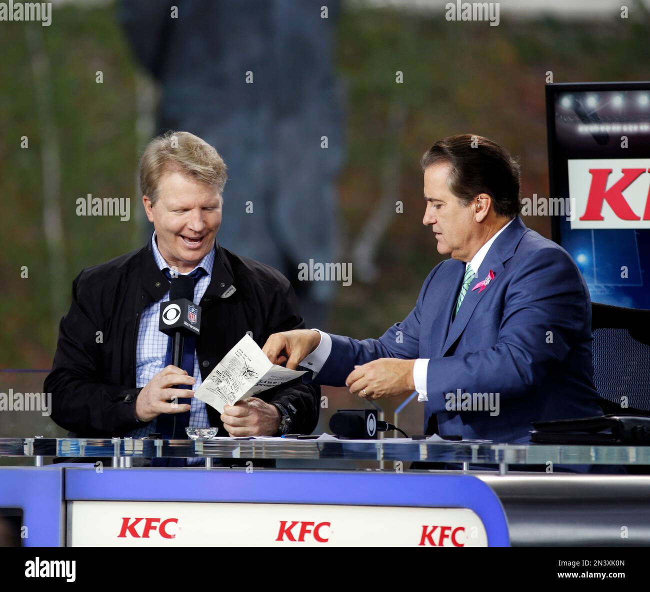 The NFL Network TNF set is seen outside Lambeau Field before an NFL ...