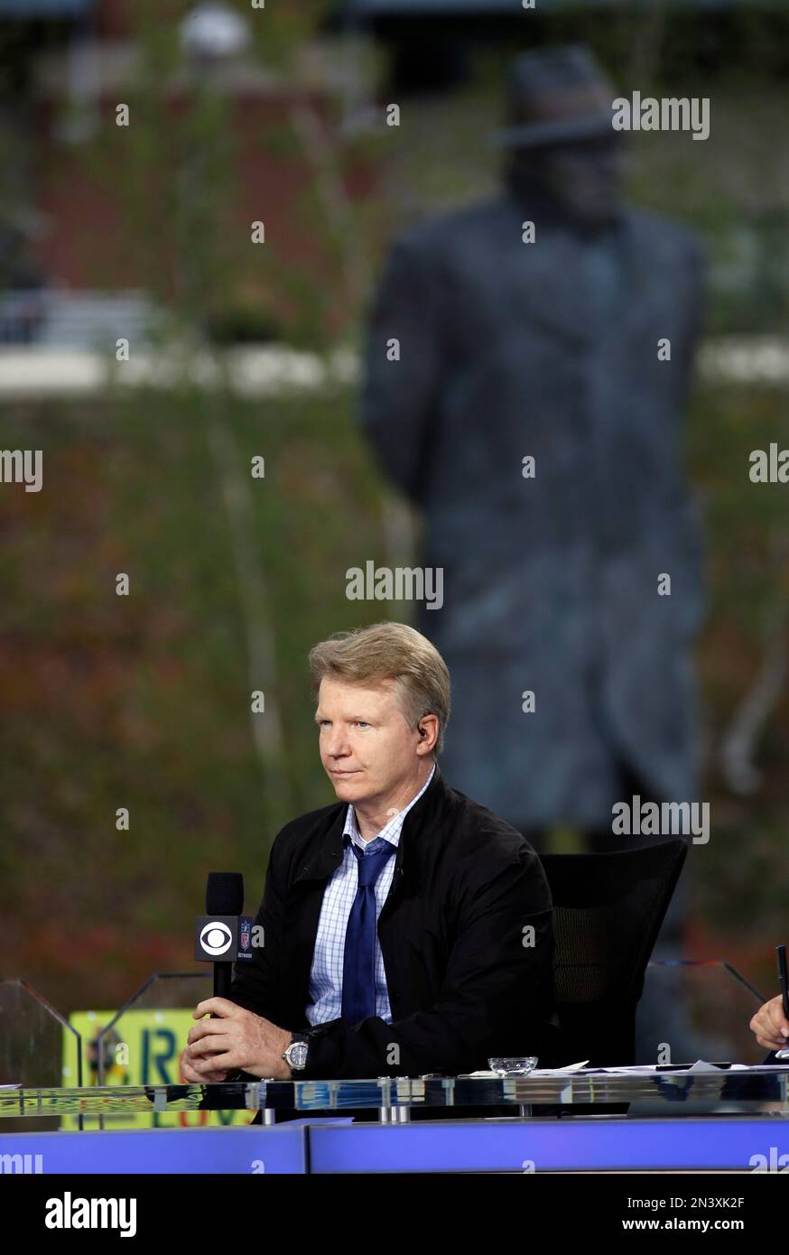 The NFL Network TNF set is seen outside Lambeau Field before an NFL ...
