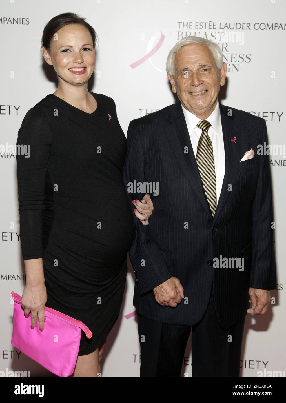 Jamie Pleva Nickerson, left, and Ted Pleva, right, attend the premiere ...