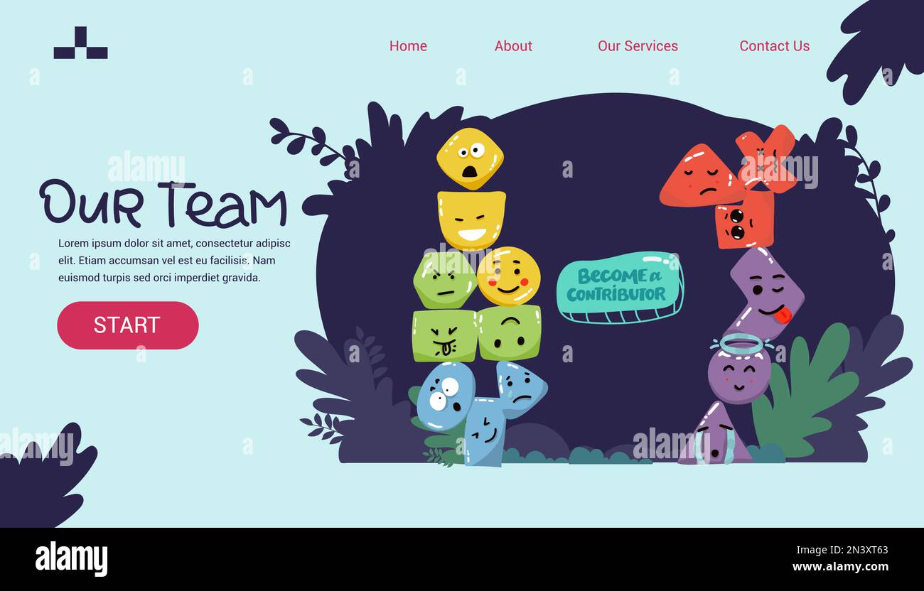 Business concept. Team metaphor. people connecting puzzle elements ...