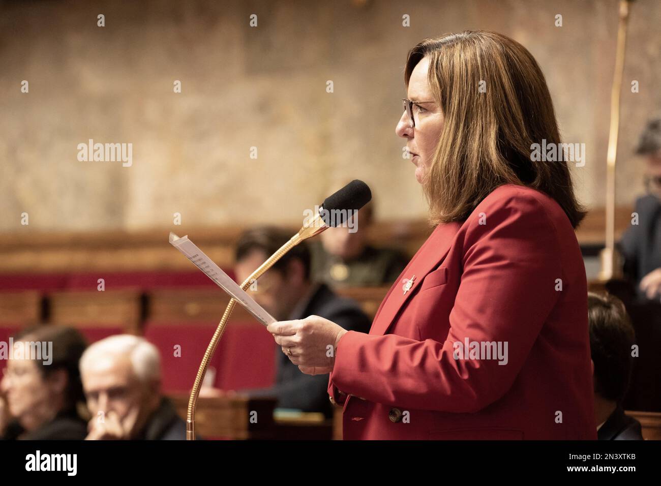 Deputy, Katiana Levavasseur attends a session of Questions to the ...