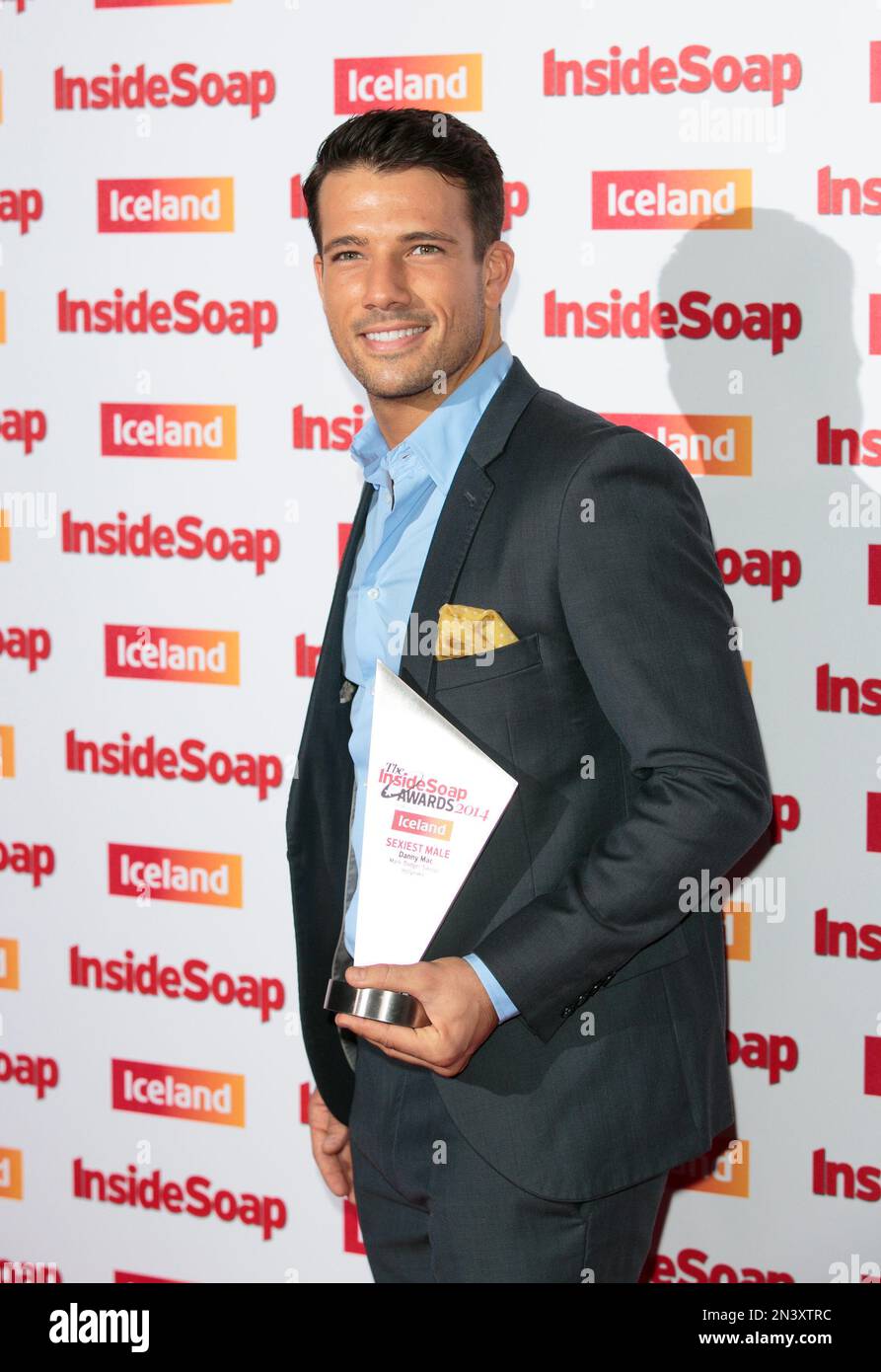 British actor Danny Mac arrives for the Inside Soap awards, held in ...
