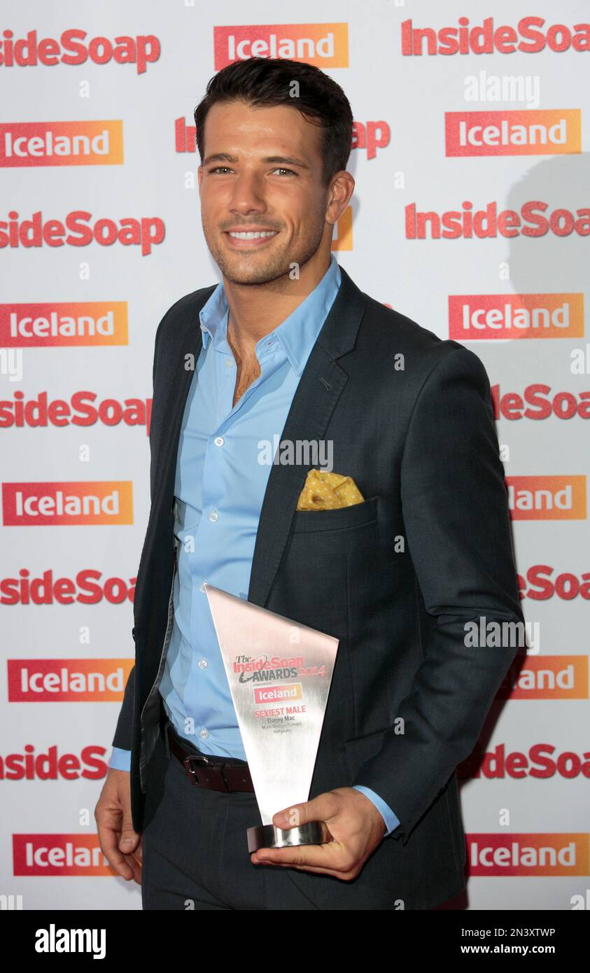 British actor Danny Mac arrives for the Inside Soap awards, held in ...
