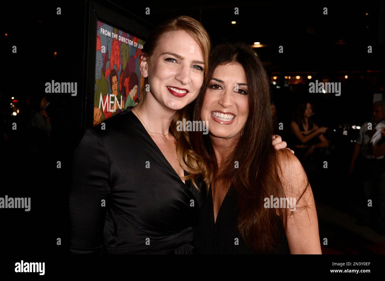 Producer Helen Estabrook, left, and editor Dana Glauberman arrive at ...
