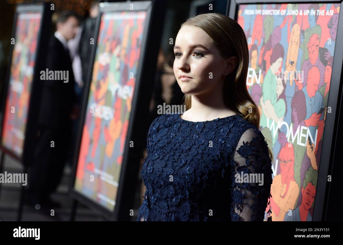 Kaitlyn Dever arrives at the premiere of "Men, Women & Children" at The ...