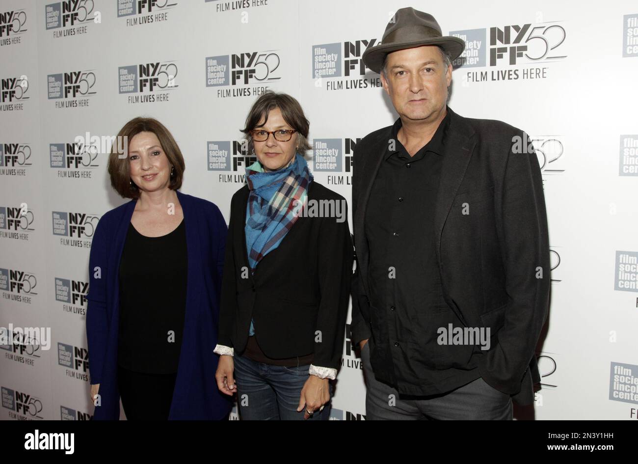 Victoria Leacock, from left, Gina Leibrecht and Harold Blank attend a ...