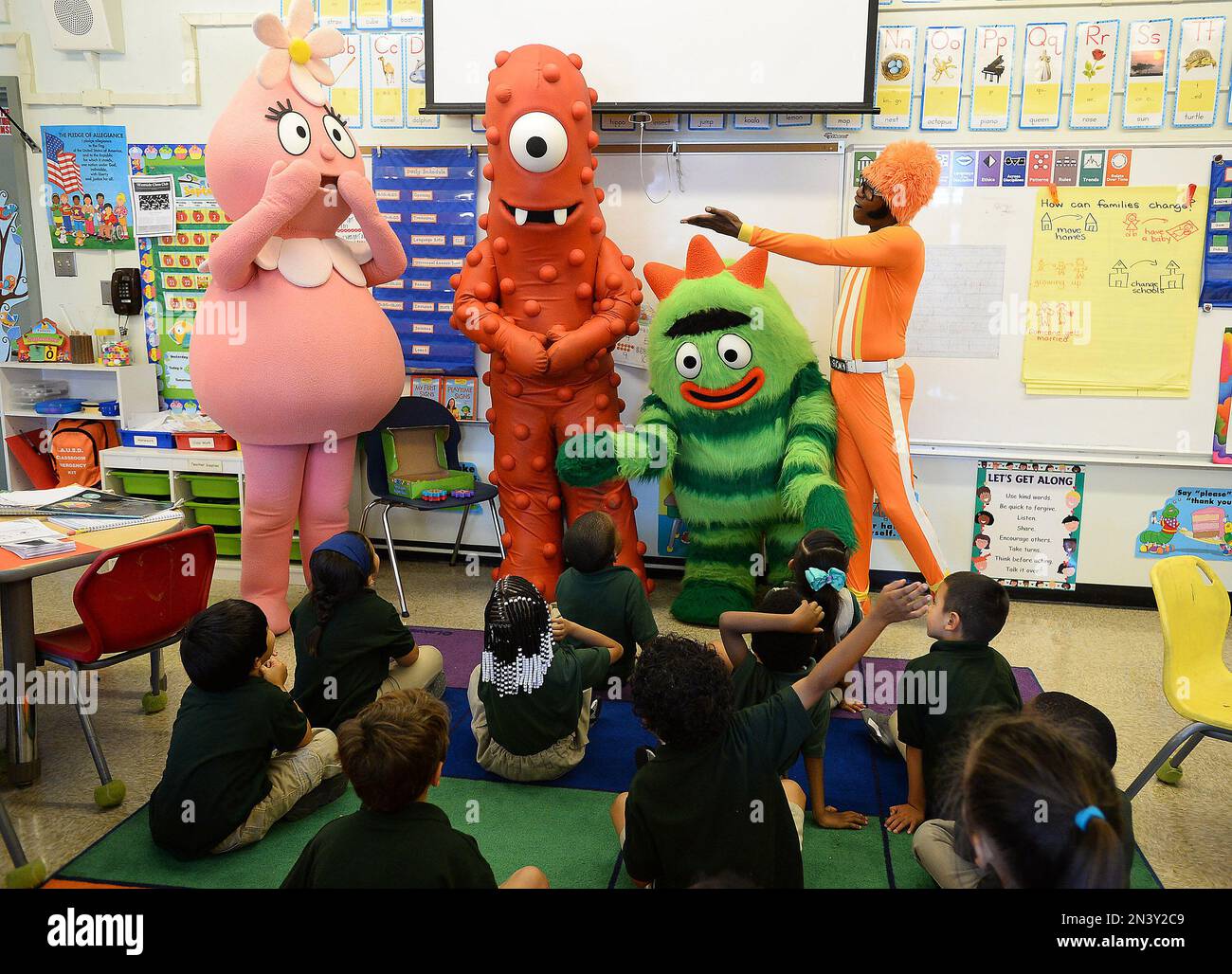 DJ Lance Rock and the cast of Yo Gabba Gabba!, seen here, and REVERB ...