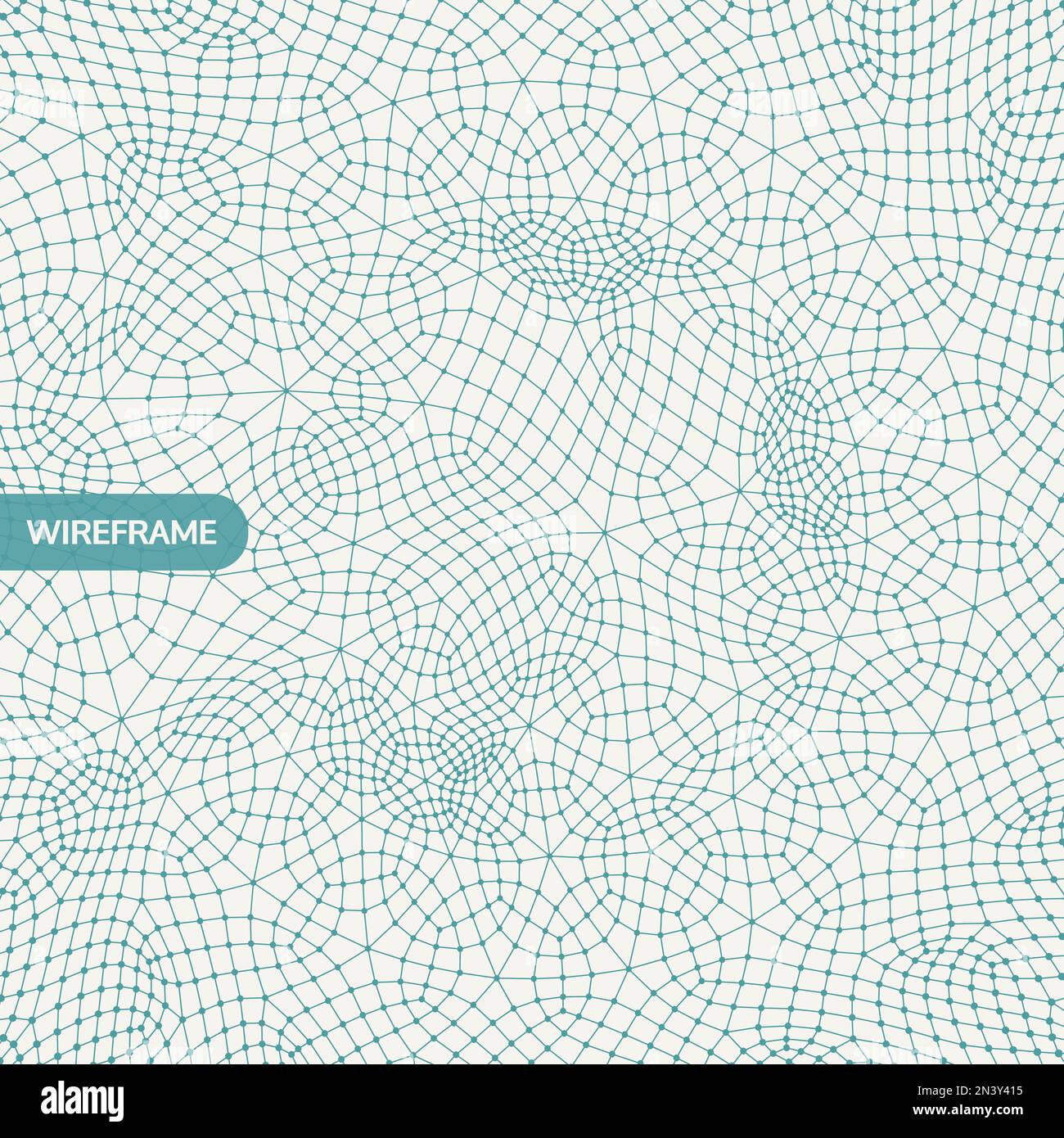 Lattice Structure Science Or Technology Background Graphic Design 3d