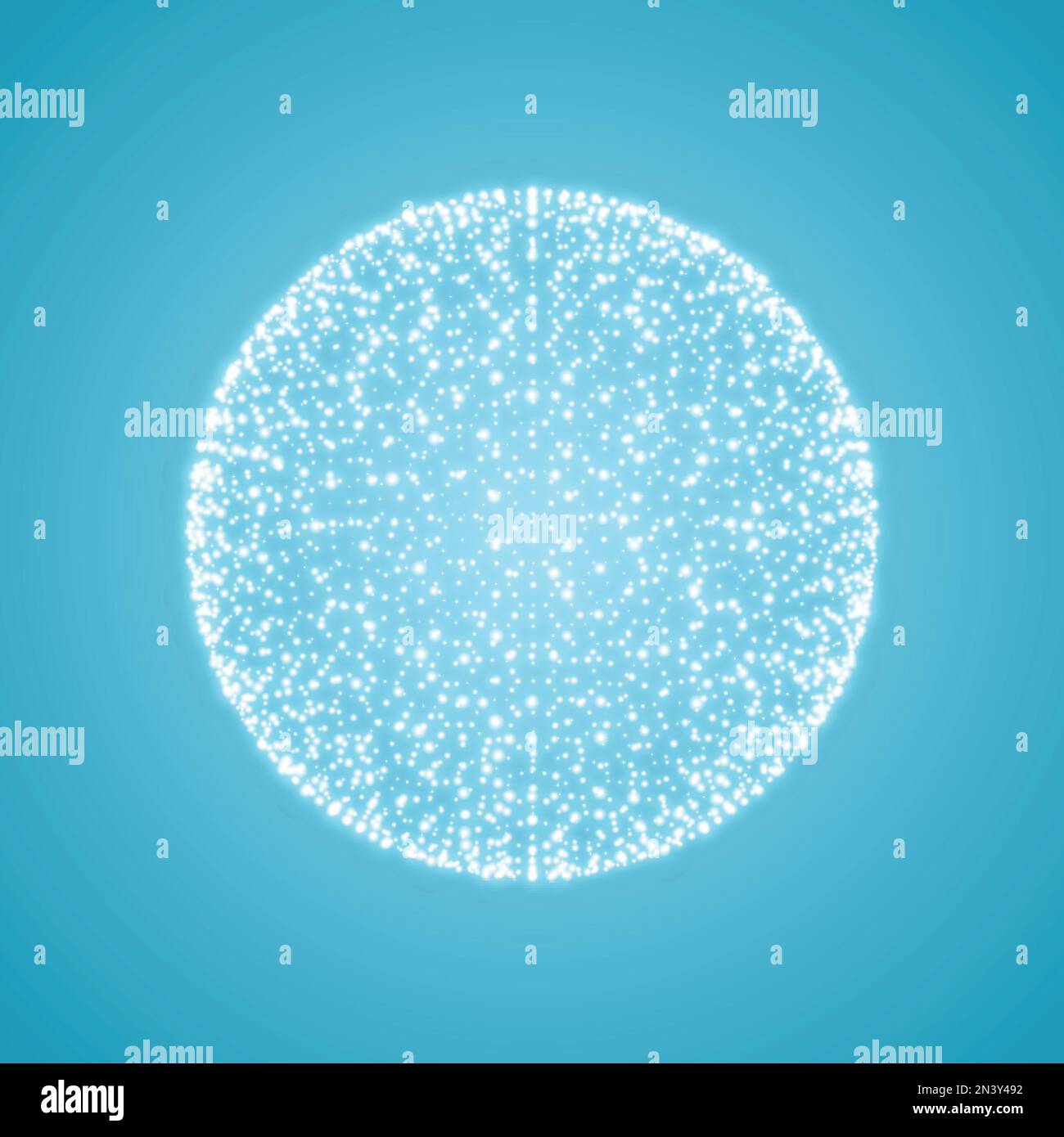 The Sphere Consisting of Points. Global Digital Connections. Abstract Globe Grid. Wireframe ...