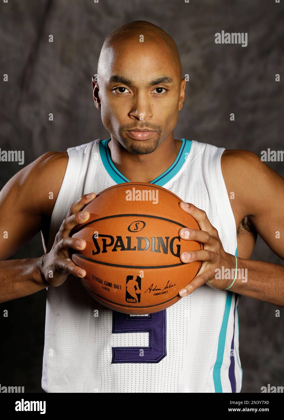 Charlotte Hornets' Gerald Henderson poses for a photo during the NBA ...