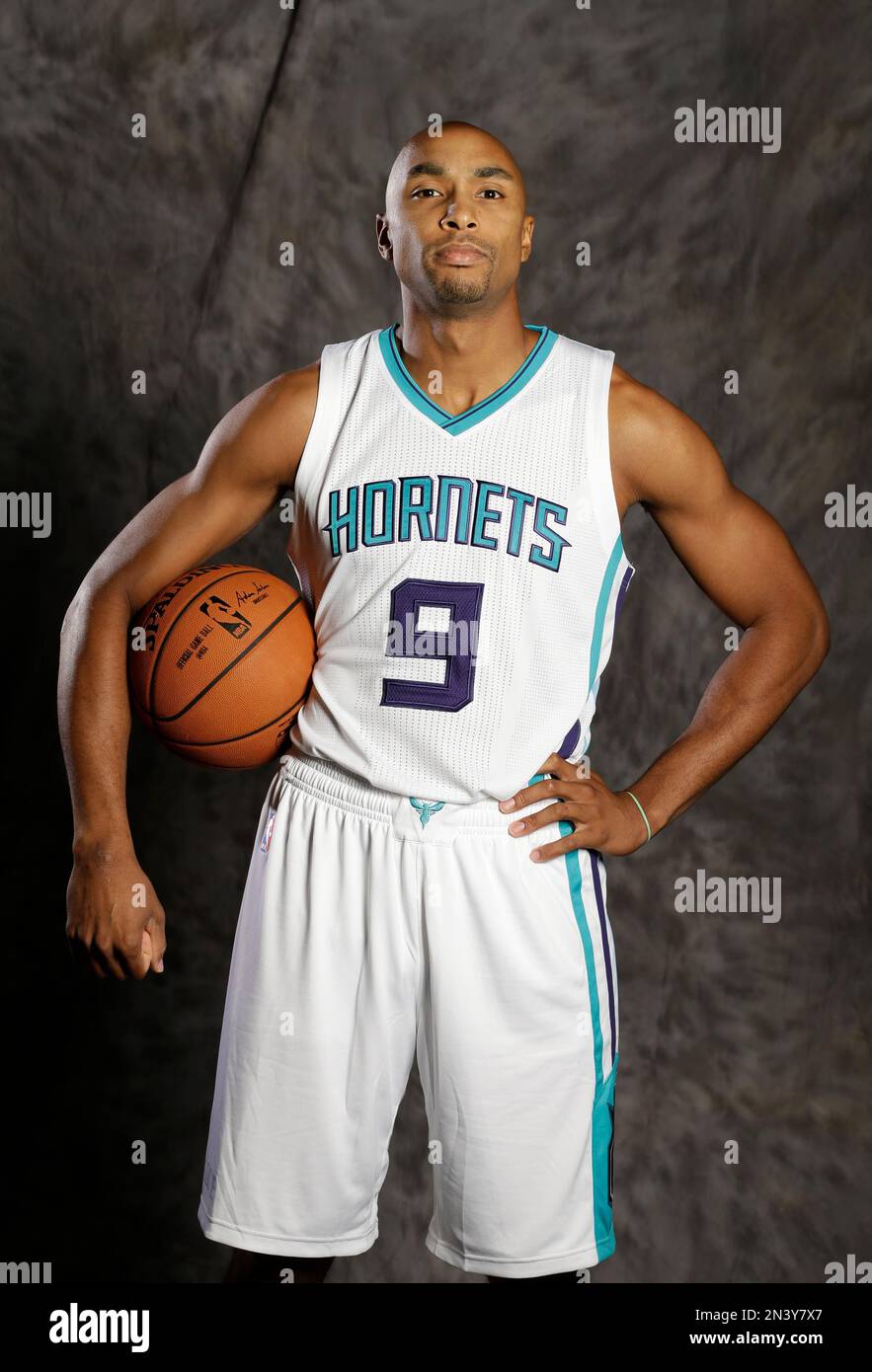 Charlotte Hornets' Gerald Henderson poses for a photo during the NBA ...