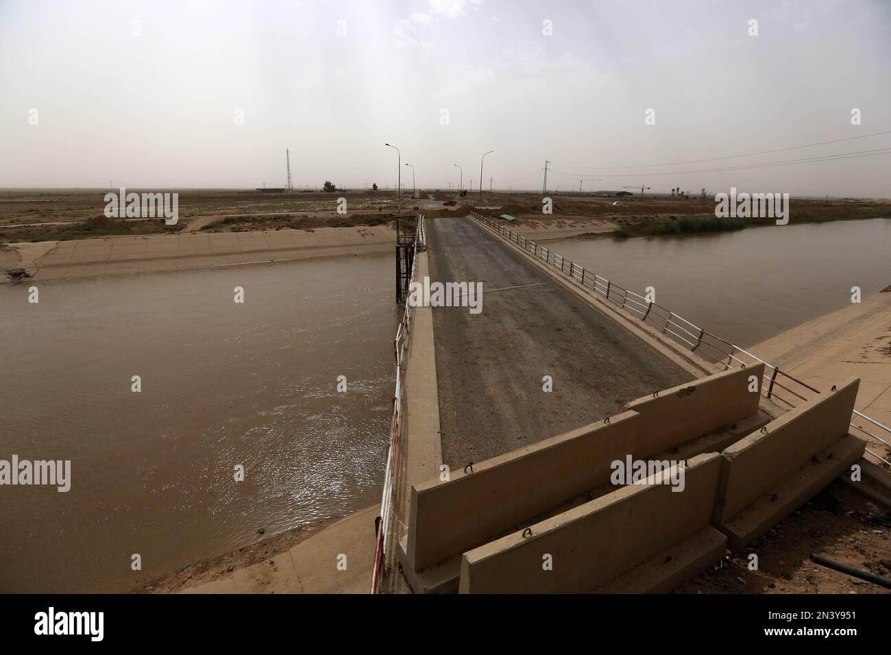 On the front line facing Islamic State militant positions the Rashad ...