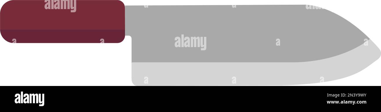 Kitchen knife vector icon illustration Stock Vector Image & Art - Alamy