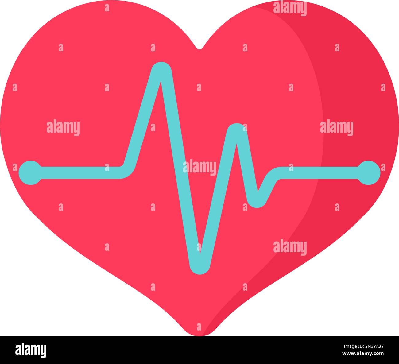 Ecg Icon Stock Vector Images Alamy