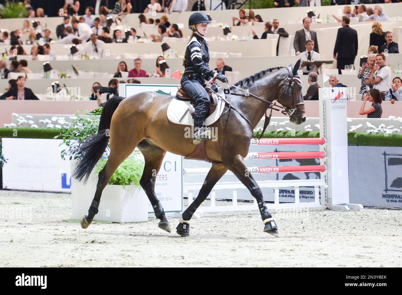 Jennifer Gates attends Longines Los Angeles Masters on Saturday, Sept ...