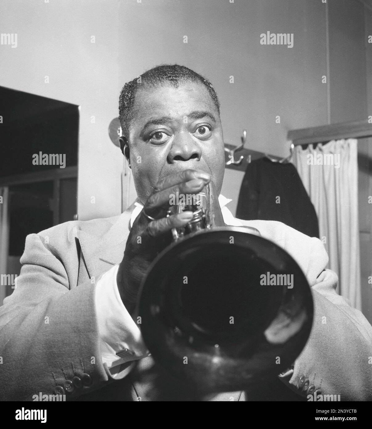 Louis Armstrong. American trumpeter and vocalist. Born august 4 1901 ...