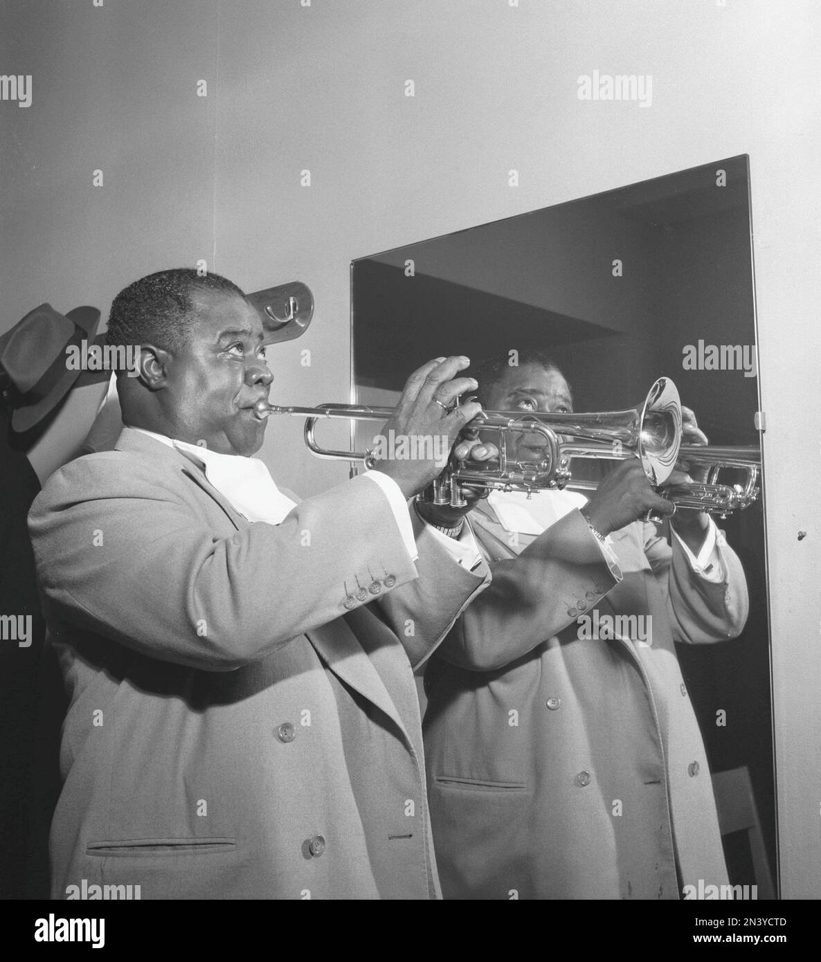 Louis Armstrong. American trumpeter and vocalist. Born august 4 1901 ...