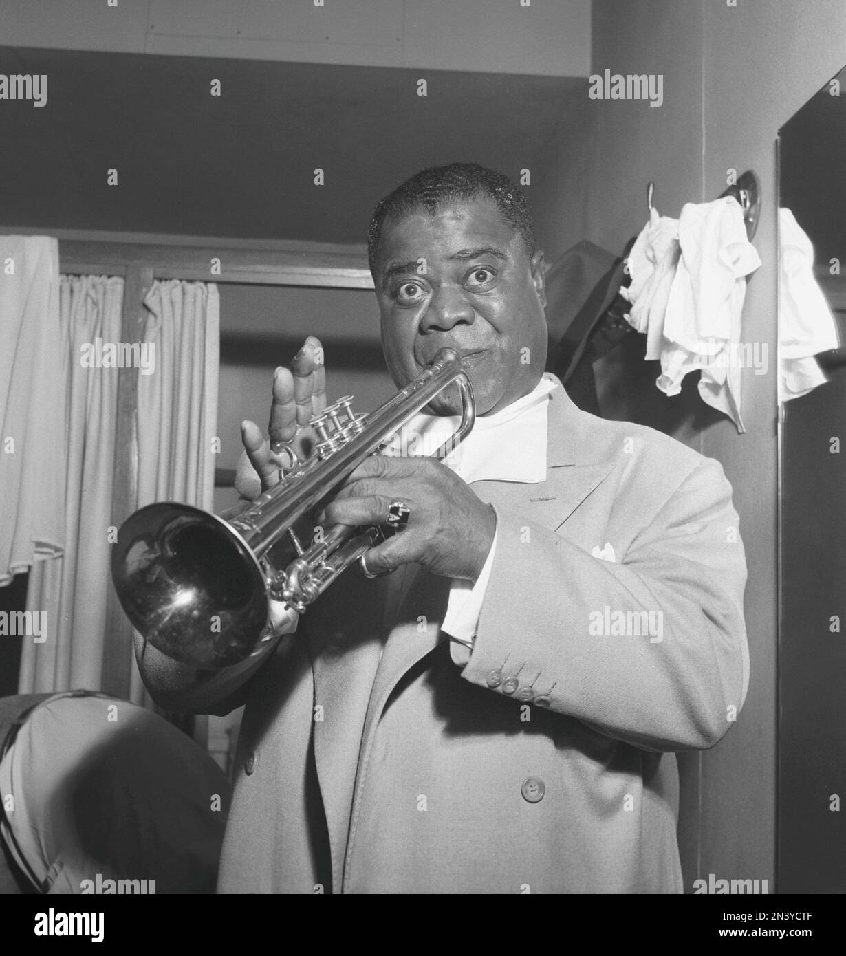 Louis Armstrong. American trumpeter and vocalist. Born august 4 1901 ...
