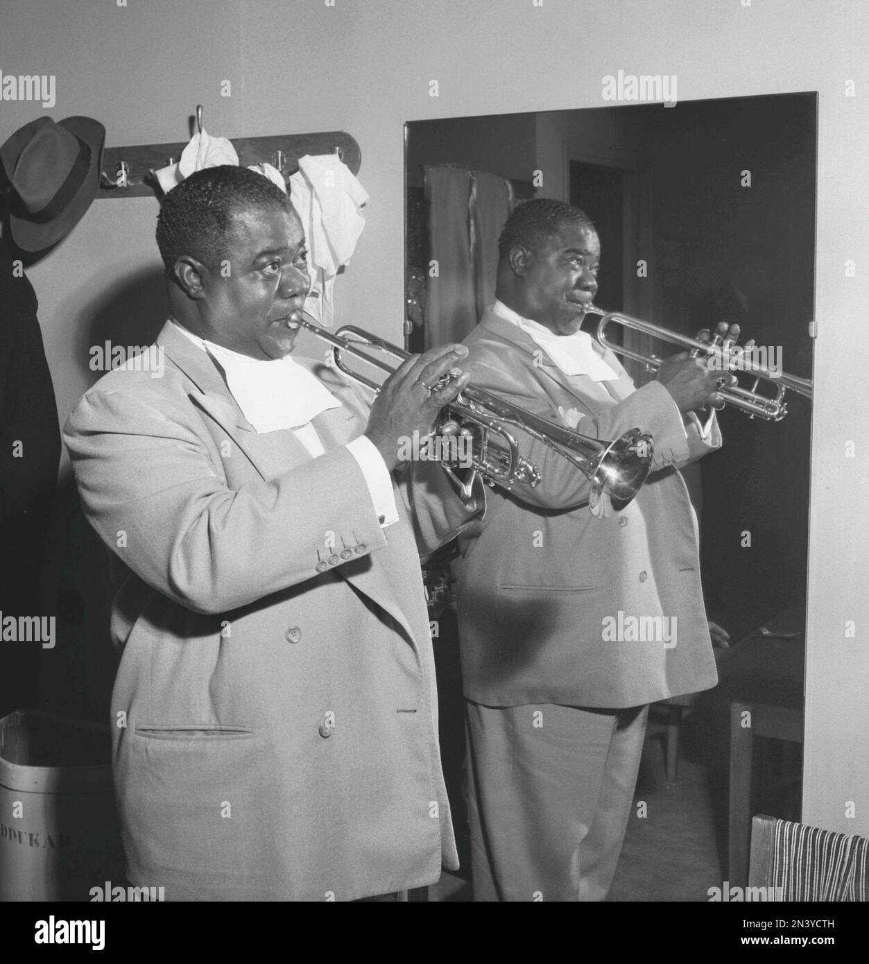Louis Armstrong. American trumpeter and vocalist. Born august 4 1901 ...