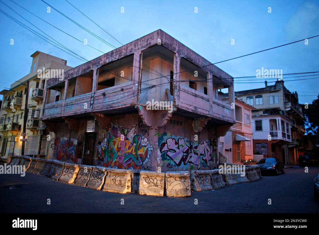 In this Sept. 21, 2014 photo, an abandoned building declared public ...