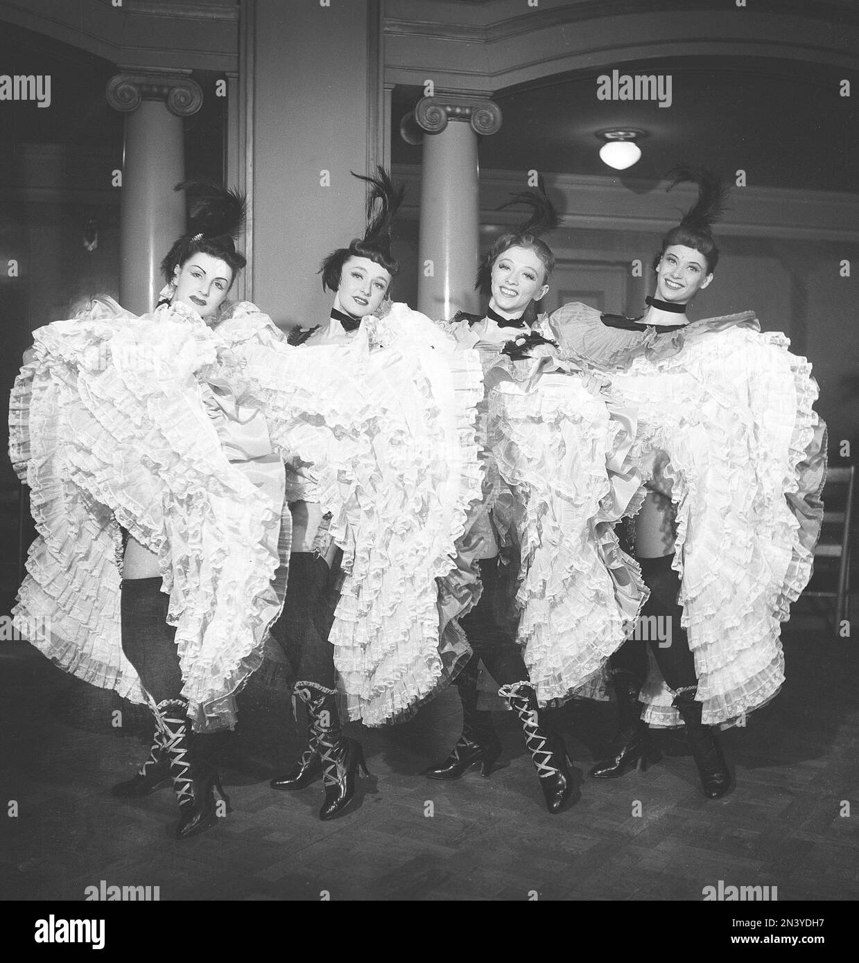 The Can-Can dance. A high-energy, physically demanding dance that ...