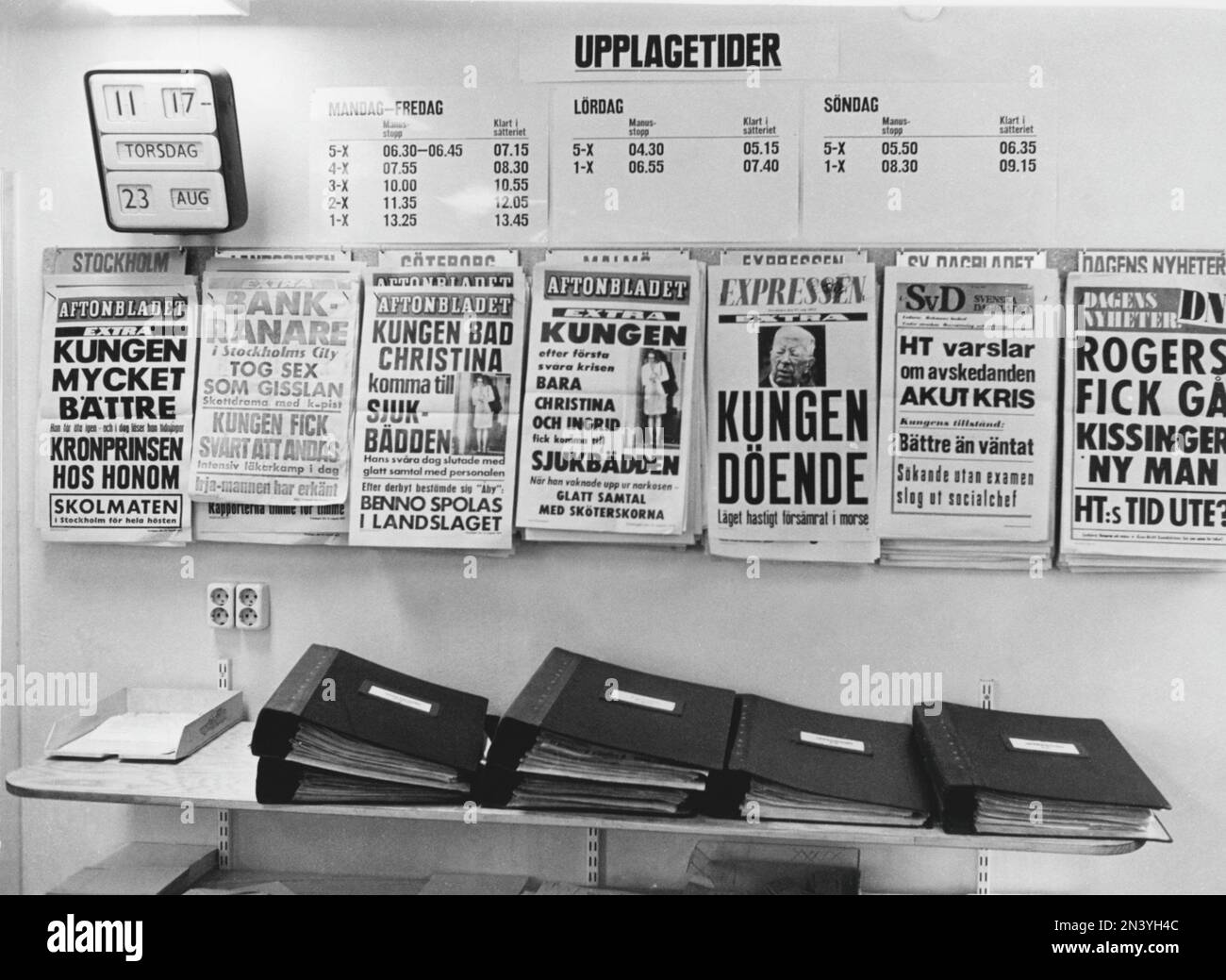 The Norrmalmstorg robbery 23-28 august 1973. Kreditbanken on ...