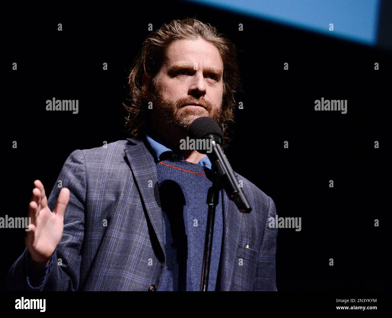 EXCLUSIVE - Actor and comedian Zach Galifianakis performs at the OPCC ...